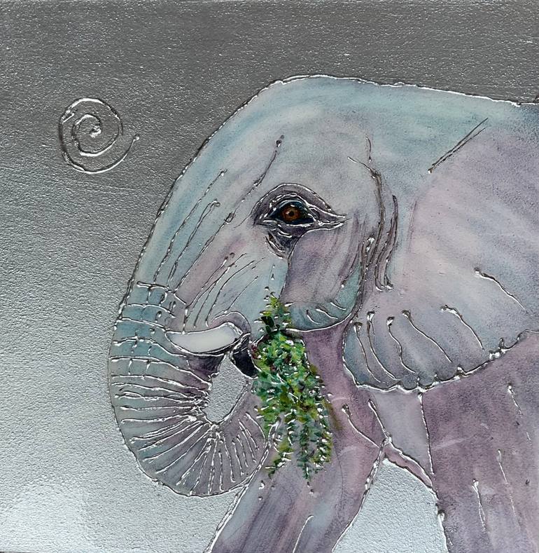 Elvis in the Moonlight Painting by Christiane Kingsley | Saatchi Art