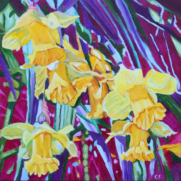 Dancing Belles Painting by Christiane Kingsley | Saatchi Art