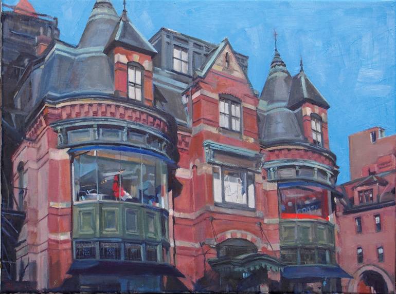 The Red Coat Painting by Deb Putnam | Saatchi Art