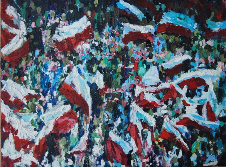 Kibici Painting by Kamil Kozub | Saatchi Art