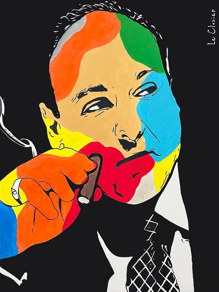TONY SOPRANO Painting by Le Closier | Saatchi Art