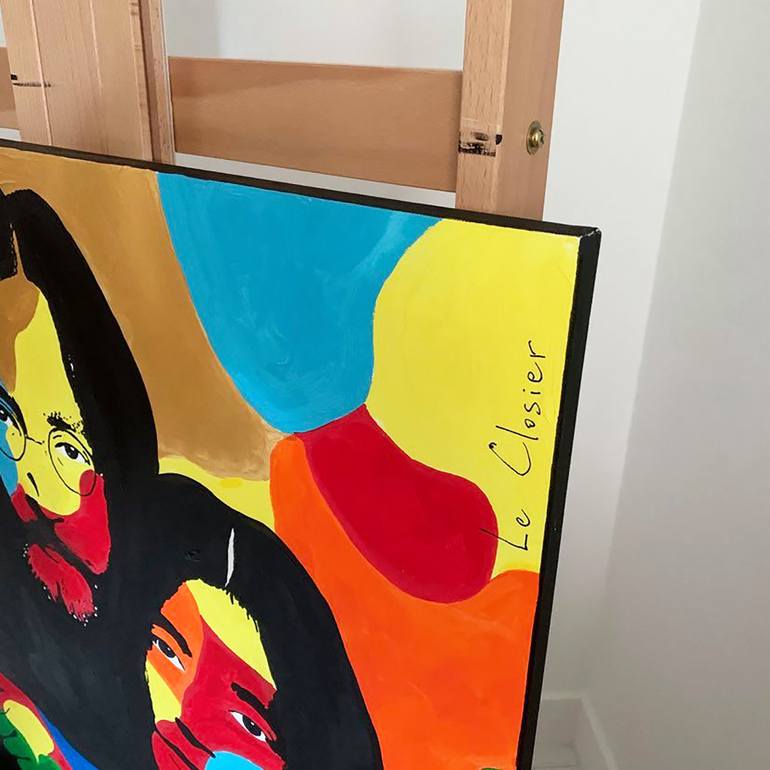 JOHN AND YOKO Painting by Le Closier | Saatchi Art