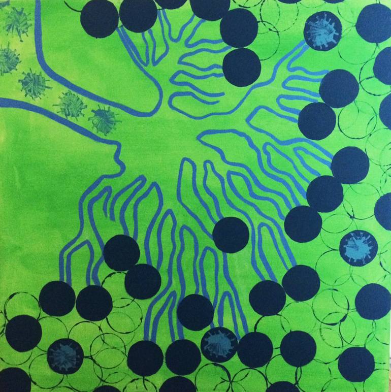 Cross Section Painting by Anna Boland | Saatchi Art