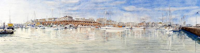 Ramsgate Marina Painting by Andy Butler | Saatchi Art