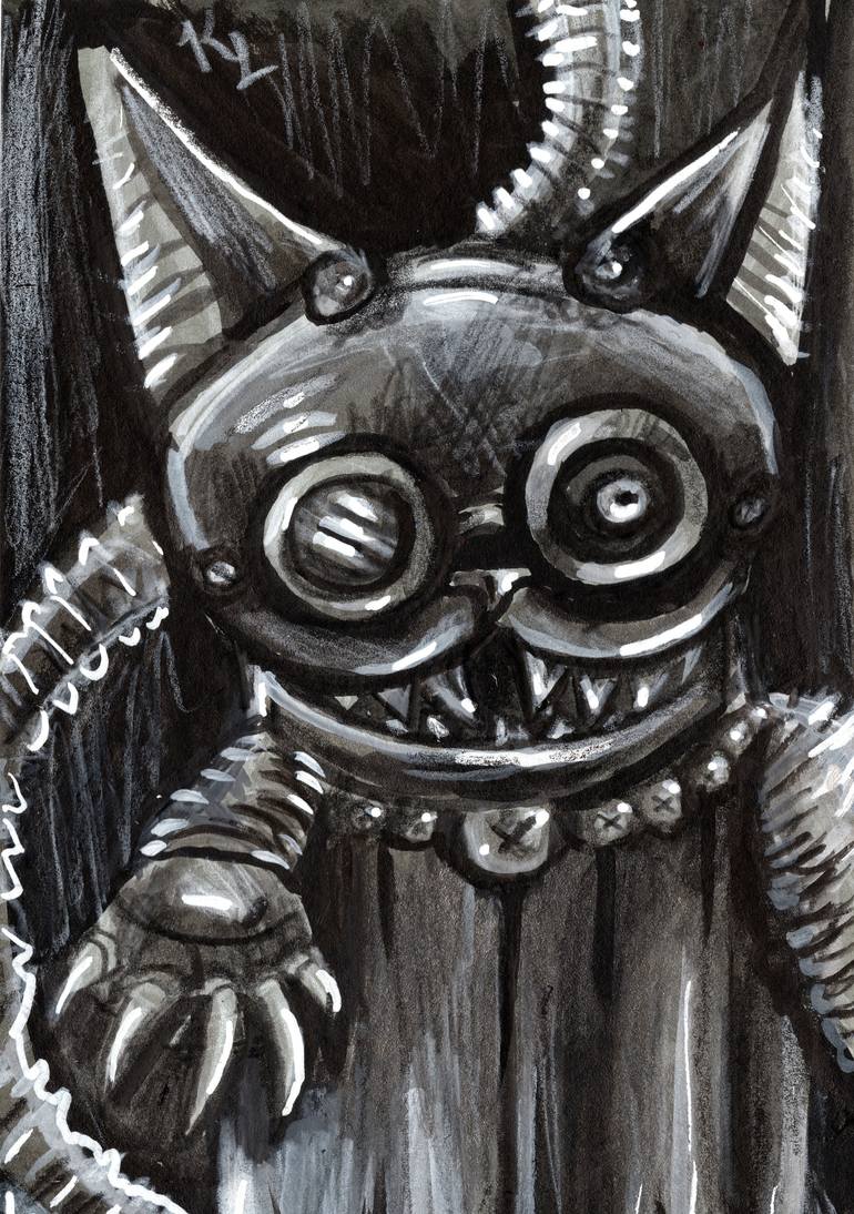Cyborg Cheshire Cat By How To Draw The Cheshire Cat (Alice In
