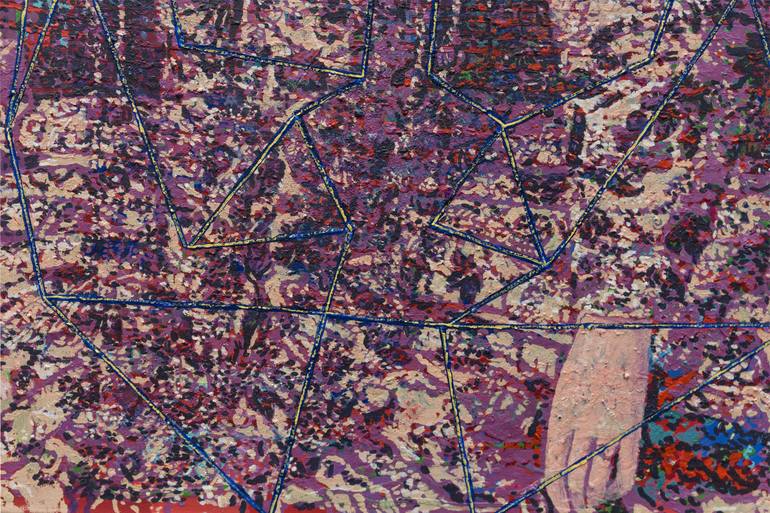From the series: Invisible networks - 3 Painting by Erika Seywald ...