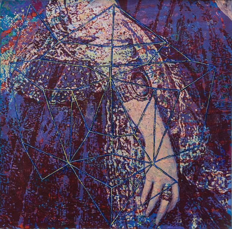 From the series: Invisible networks - 6 Painting by Erika Seywald ...