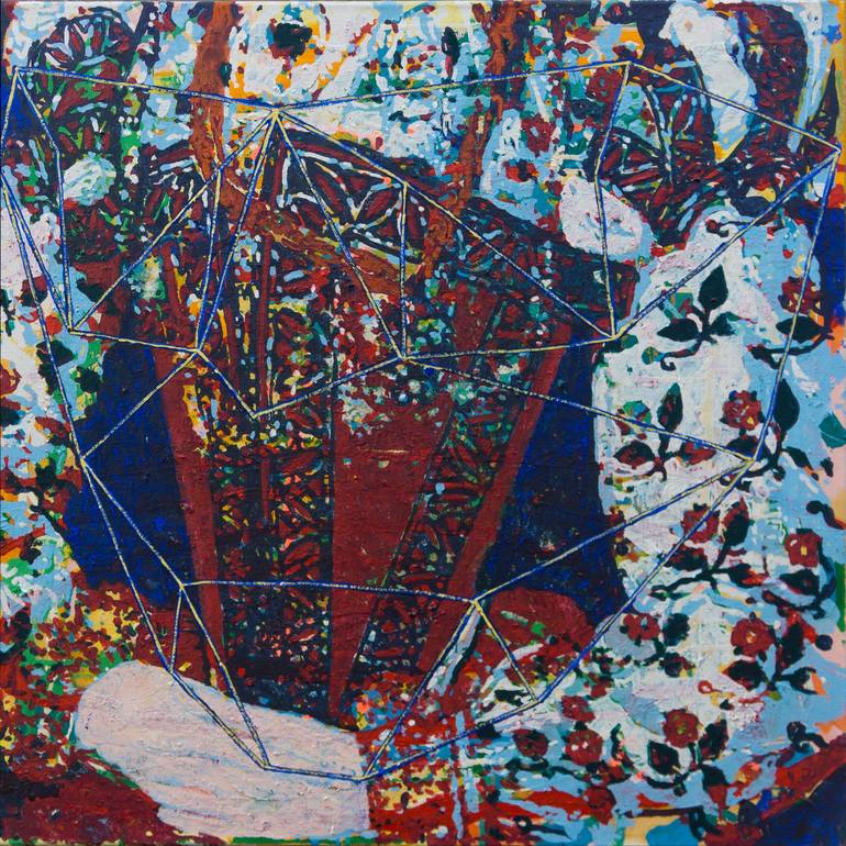 From the series: Invisible networks - 7 Painting by Erika Seywald ...