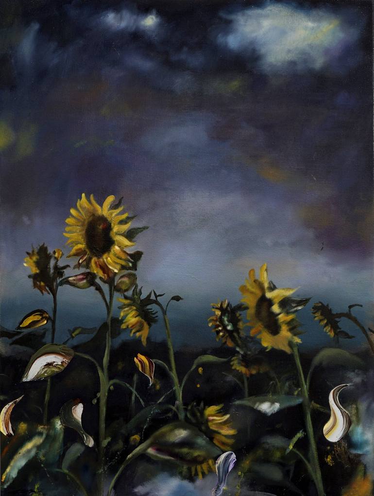 The midnight sun Painting by Jay chung | Saatchi Art