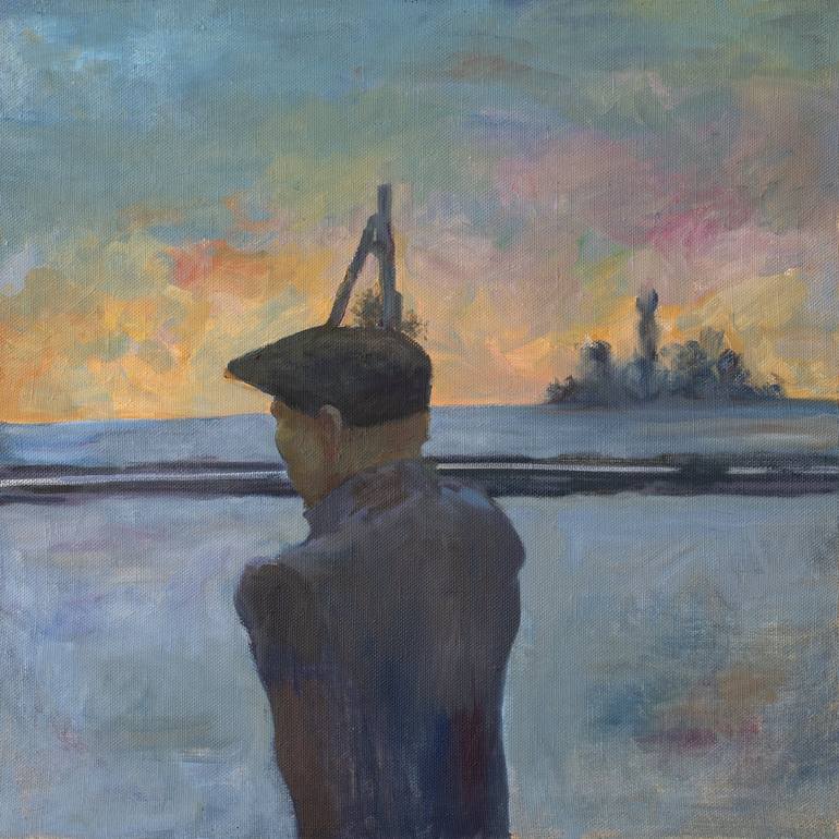 Evening Rog Painting by Ivan Hubenko | Saatchi Art