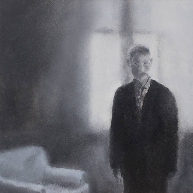 Ghost in the Room Painting by Howard Sills | Saatchi Art
