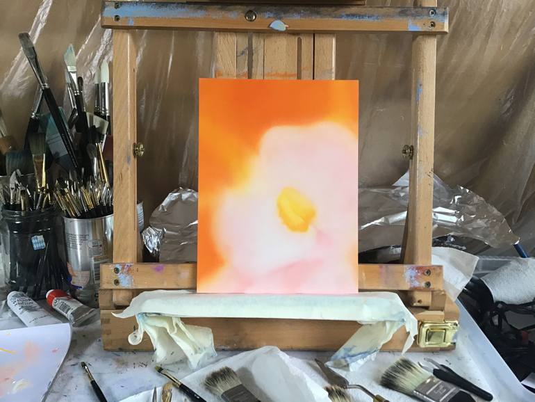 Micro Floral 1 Painting by Howard Sills | Saatchi Art