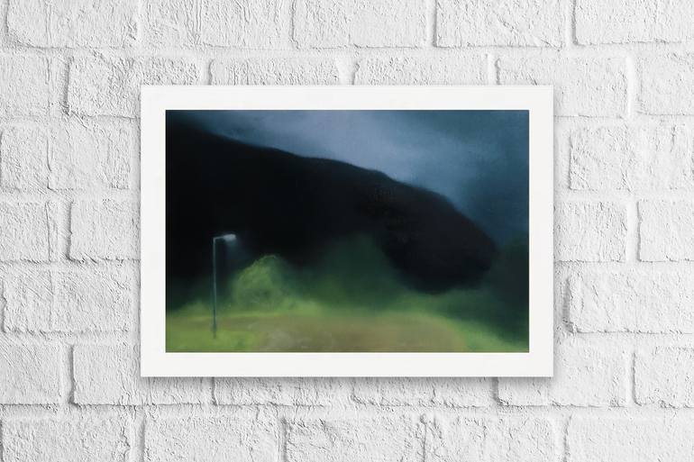 Mountain Lights Painting by Howard Sills | Saatchi Art