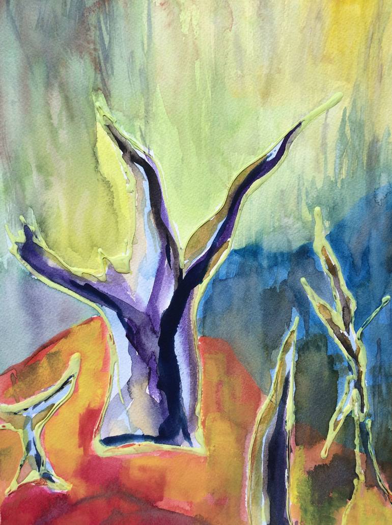 Ghost Ranch landscape Painting by Joy Nguyen | Saatchi Art