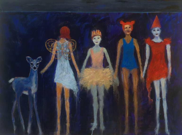 on stage Painting by Danielle Crilly | Saatchi Art