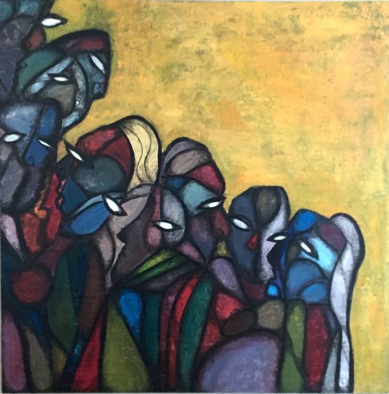 Cheaters Painting by Amjad Alyamani | Saatchi Art