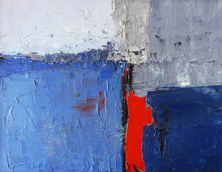 RED SEA CLEFT 2017. Painting by Tim Taylor | Saatchi Art
