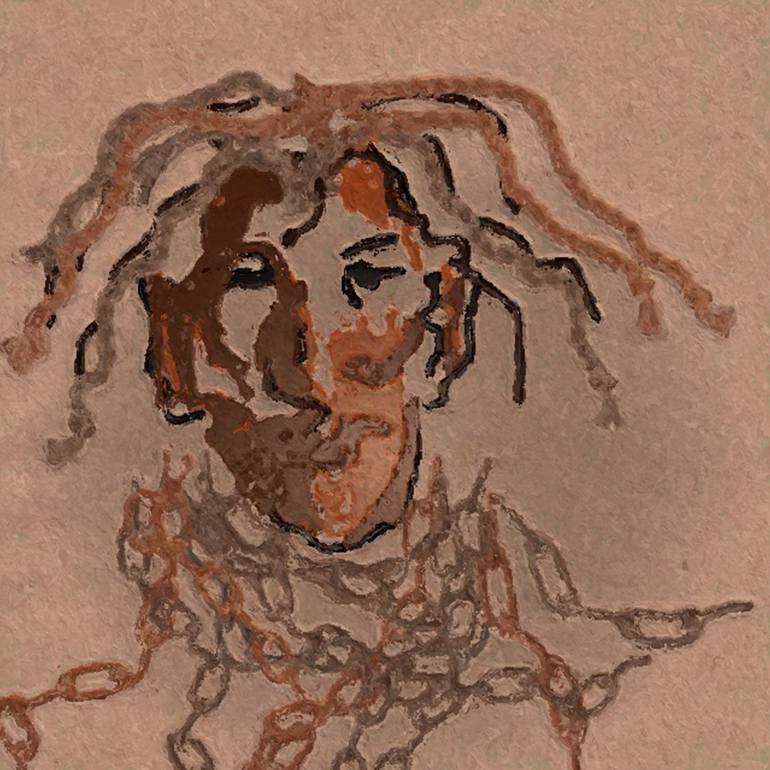 Chained Spirit Painting by Daryl Hayott | Saatchi Art