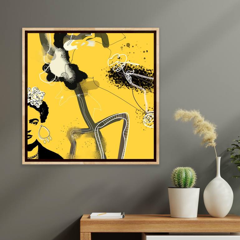 Frida Kahlo, Ladder Collage by Pelin Atilla | Saatchi Art