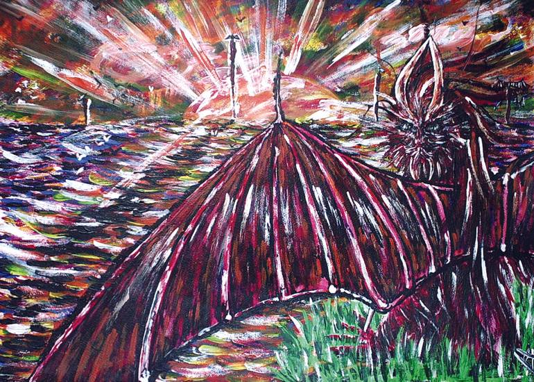 My World Painting by William Joseph Blake | Saatchi Art