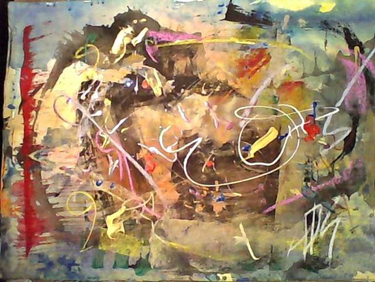 ABSTRACT ENERGIZED E Painting by Alan Gross | Saatchi Art