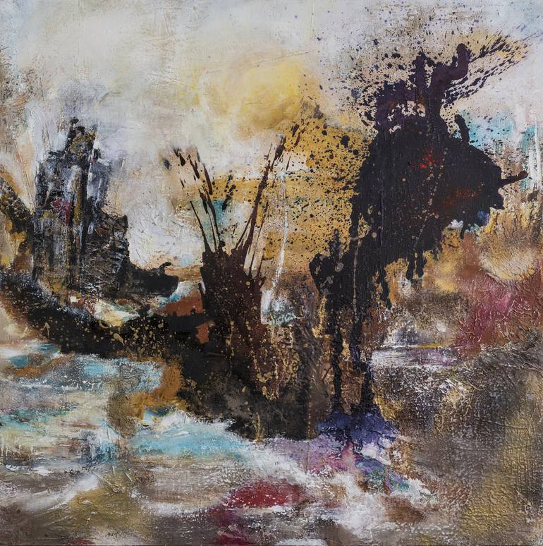 The Effervescence of Life Painting by Hanaé Bieri | Saatchi Art