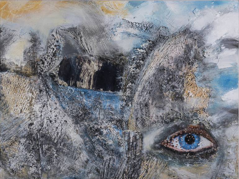 Eyes of your Mind Painting by Hanaé Bieri | Saatchi Art