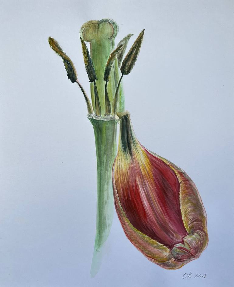 The petal Painting by Olga Kozhevnikova | Saatchi Art