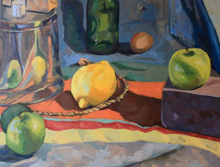 Vibrant Still Life Painting by Sarah Kirkley | Saatchi Art