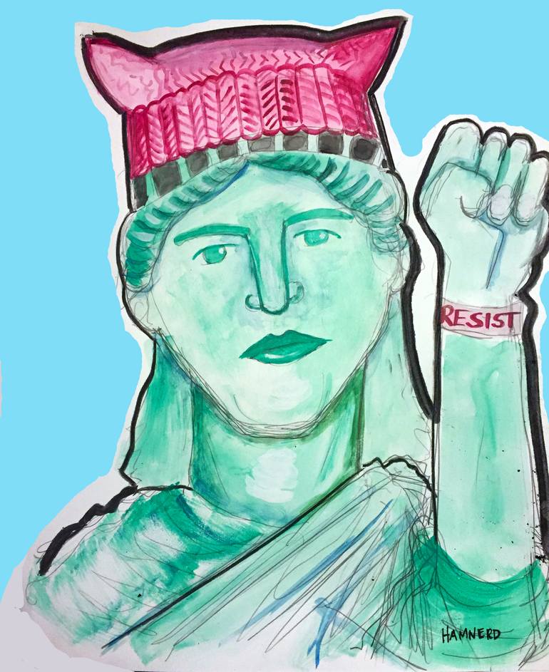 Resist Painting by Lisa Hamner | Saatchi Art