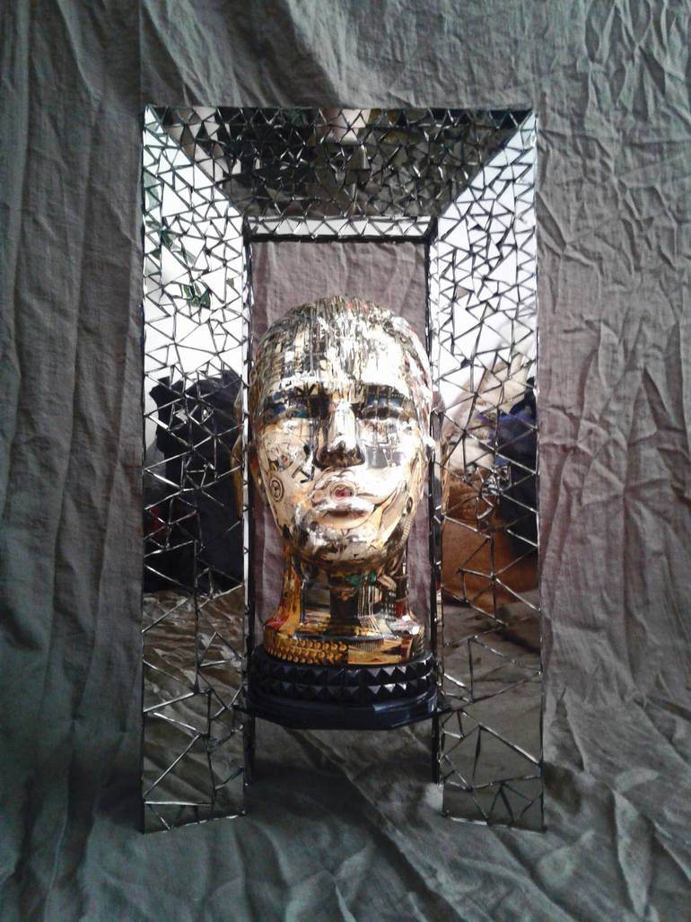 TIME KEEPER Abstract sculpture, Modern home decor, Constructivism art, Collectibles, Exclusive ...