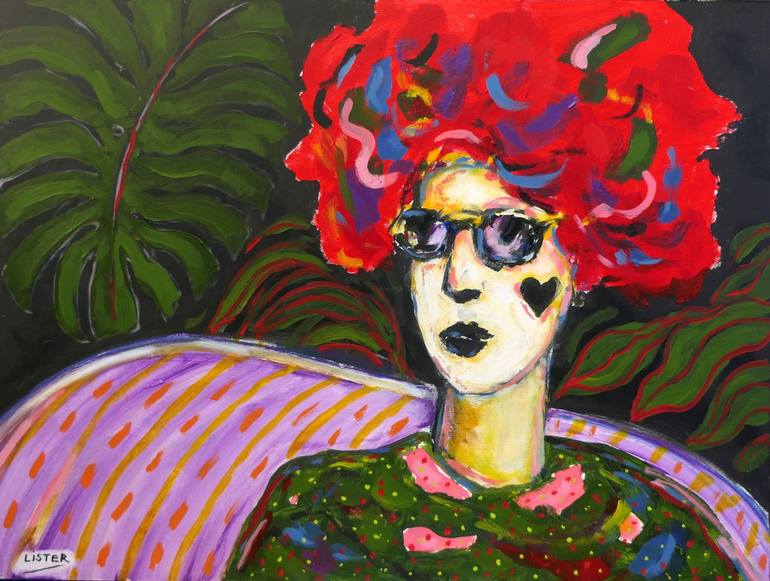 The Heart Tattoo Painting by David Lister | Saatchi Art