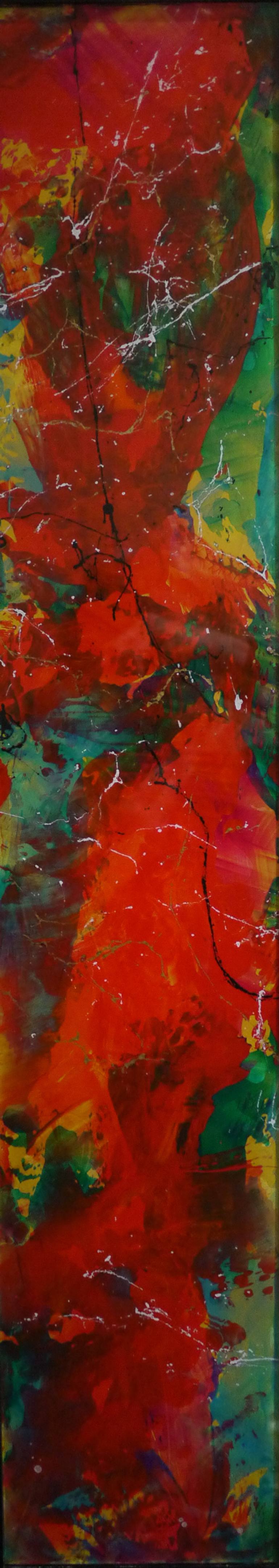 Fire Fall Painting by Janetta Smith | Saatchi Art