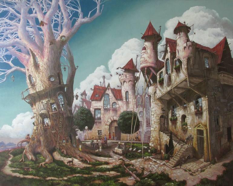 The breath of life Painting by Gorg Artist | Saatchi Art