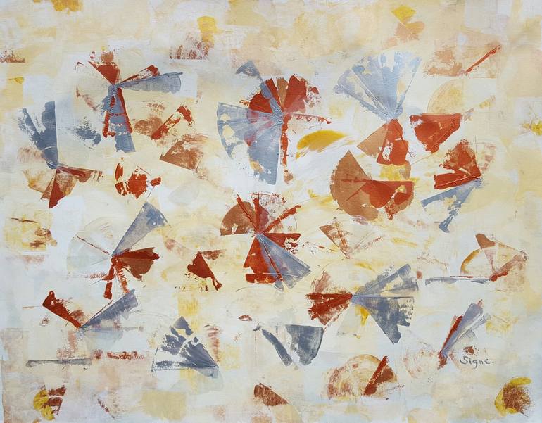 Circles Painting by Signe Drulle | Saatchi Art