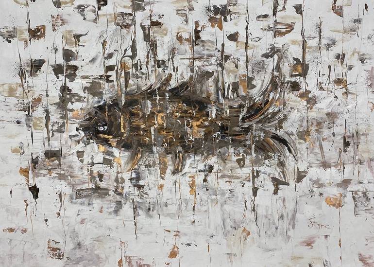 Hiding Painting by Signe Drulle | Saatchi Art