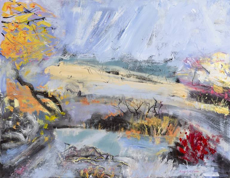 Maggie's Garden Painting by Robert Ellison | Saatchi Art