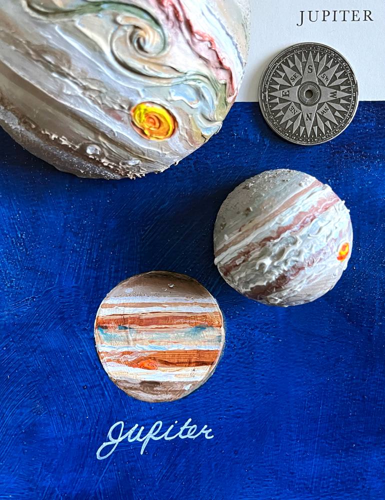 Planet Jupiter Painting by Brittany Ellis | Saatchi Art