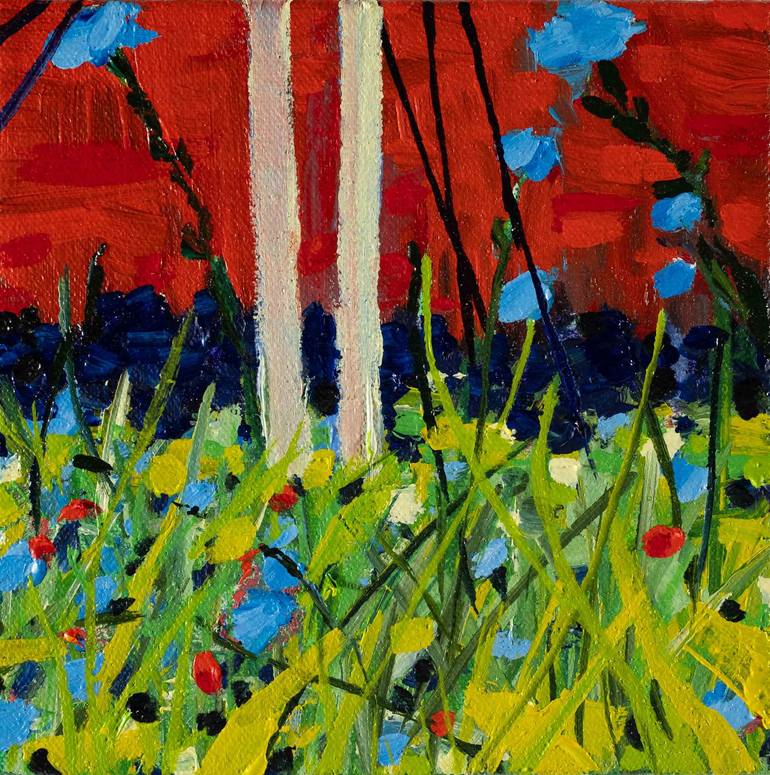 Chicory Painting by Patrick Walsh | Saatchi Art