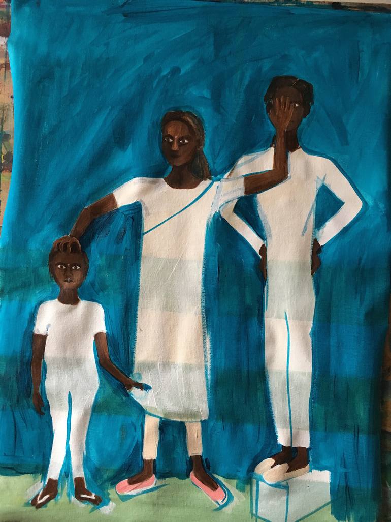 Matriarchy Painting by Joanna Maria Dziedzianowicz | Saatchi Art