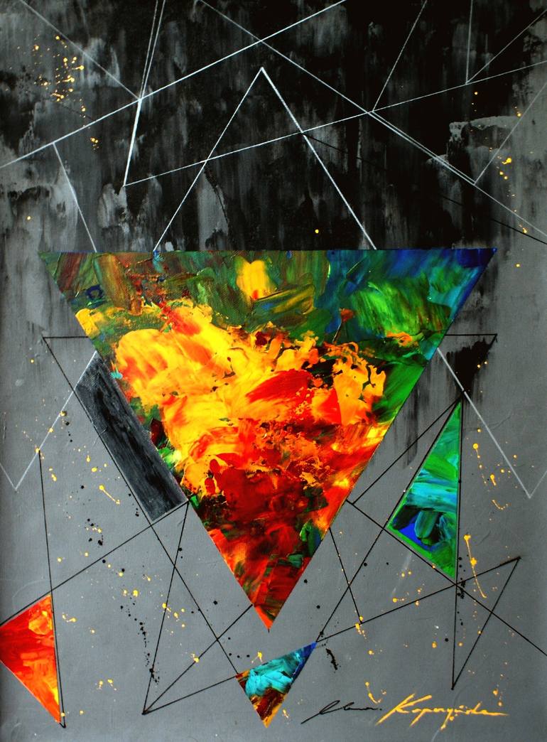 Chaos Theory Painting by Mila Kopczynska | Saatchi Art