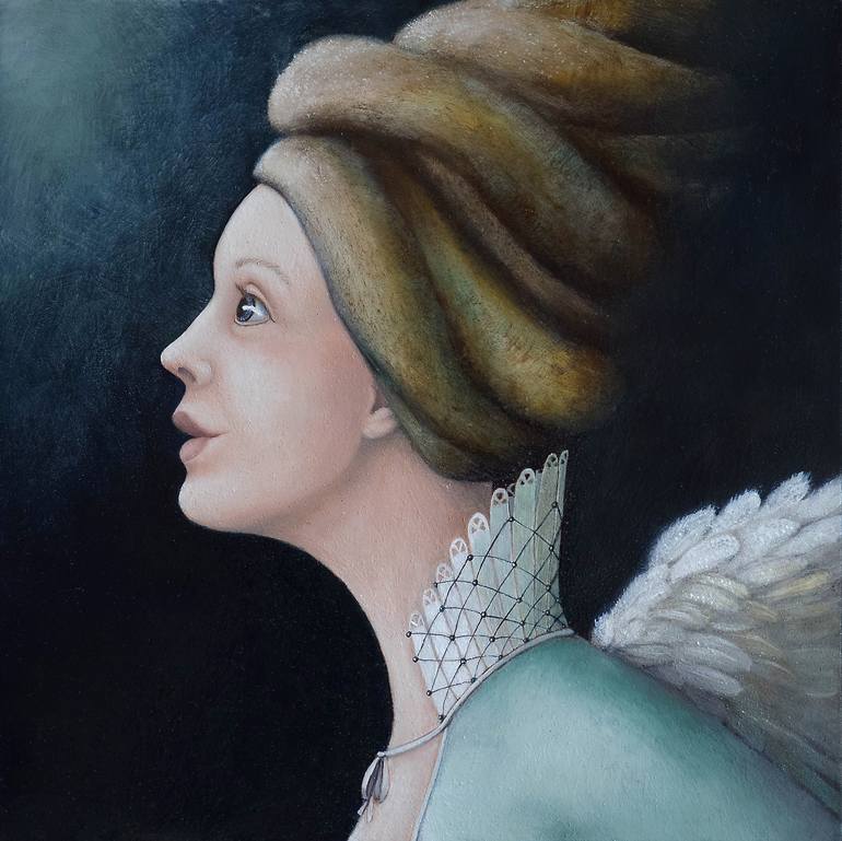 Angel Painting by Anja Jager | Saatchi Art