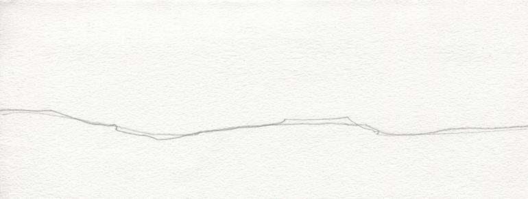 On paper LVI-20, Empty Landscape Series Drawing by Mariano Luque Romero ...