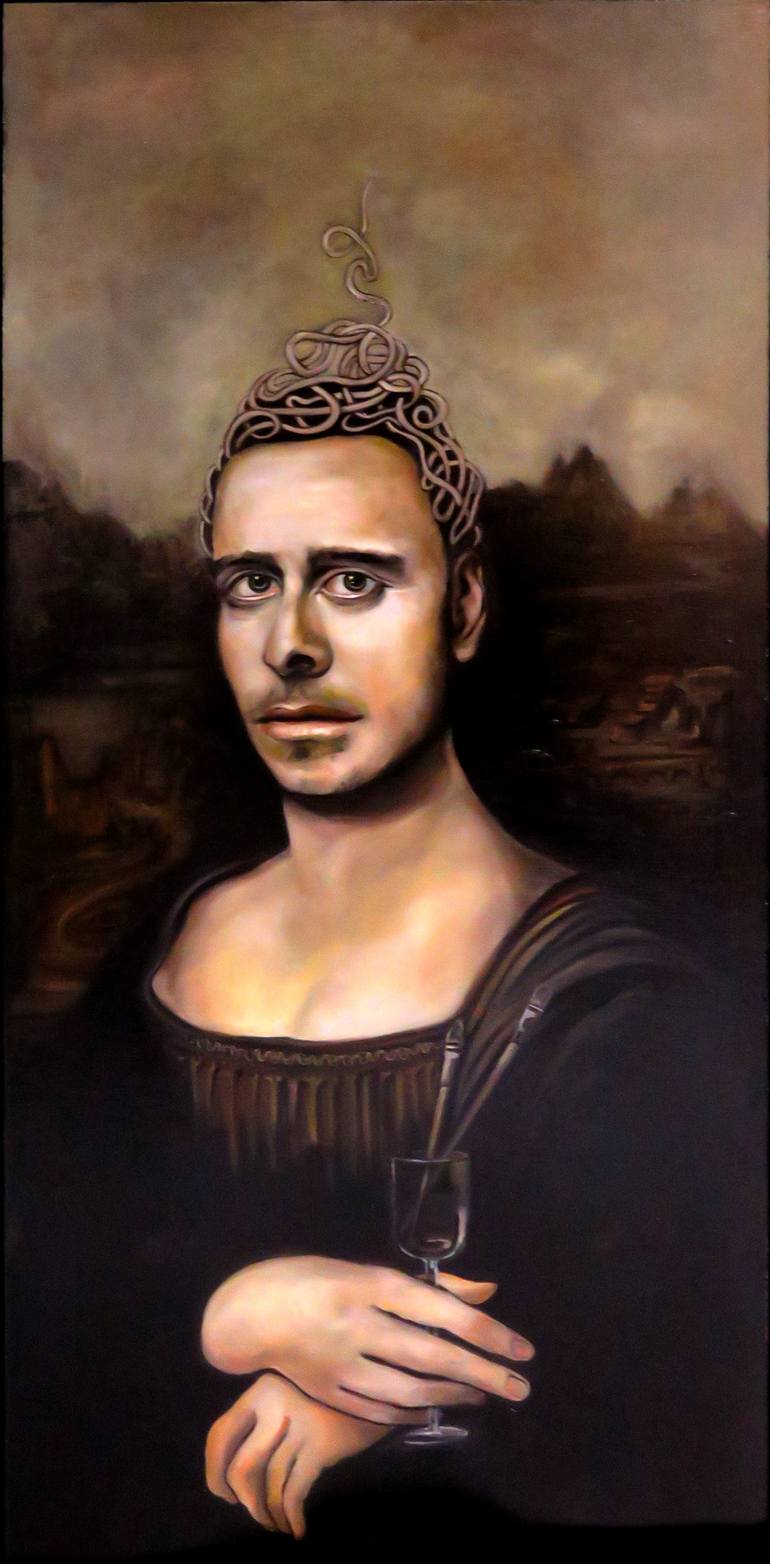 Mana Lisa Painting by Tassó P | Saatchi Art