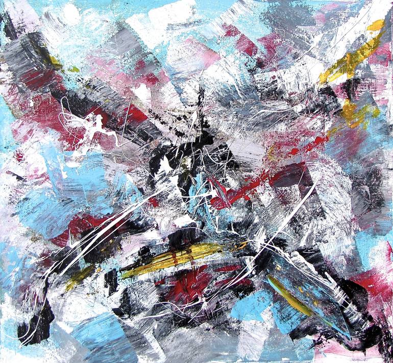 Where the bad guy dies at the end Painting by Matthew ThreeHats ...