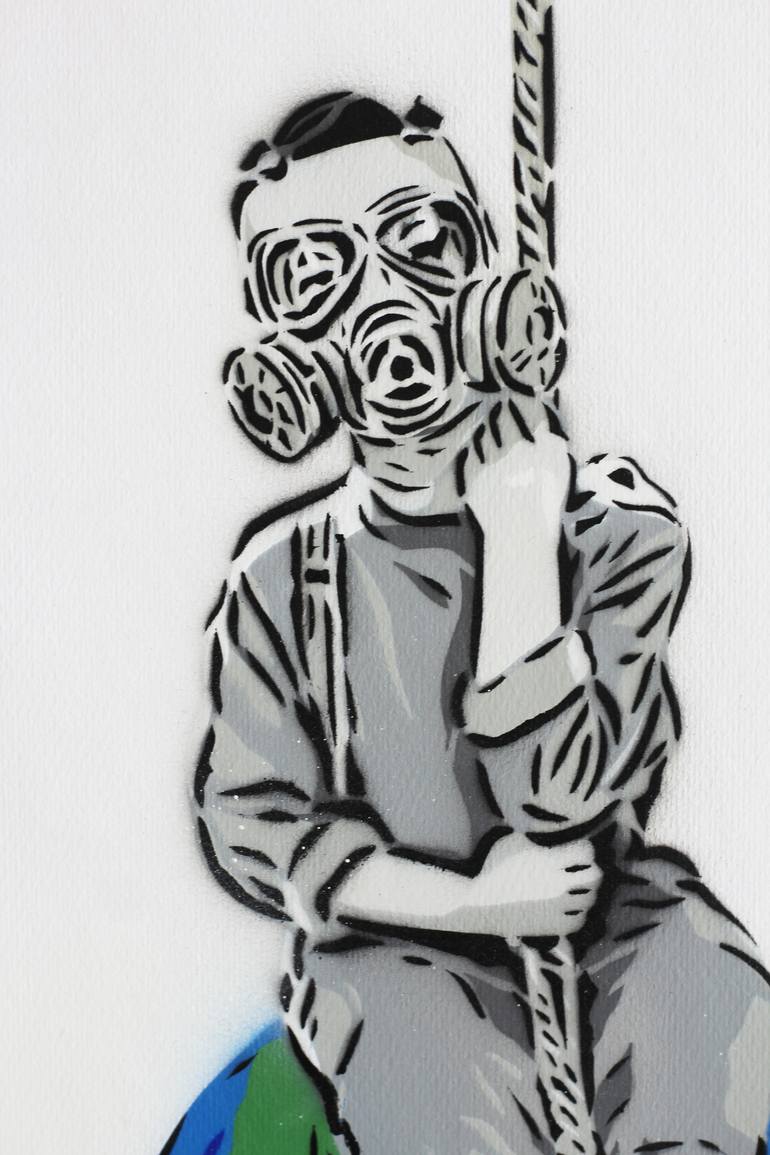 ASPHYXIA Painting by Valérian Lenud | Saatchi Art