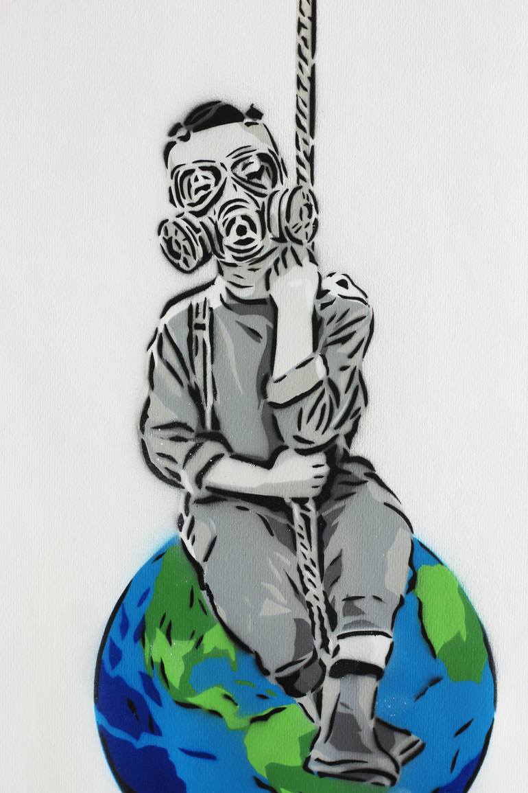 ASPHYXIA Painting by Valérian Lenud | Saatchi Art