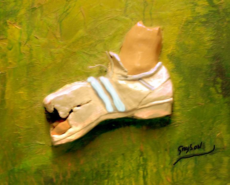 Down an out Sculpture by Steve Grayson | Saatchi Art