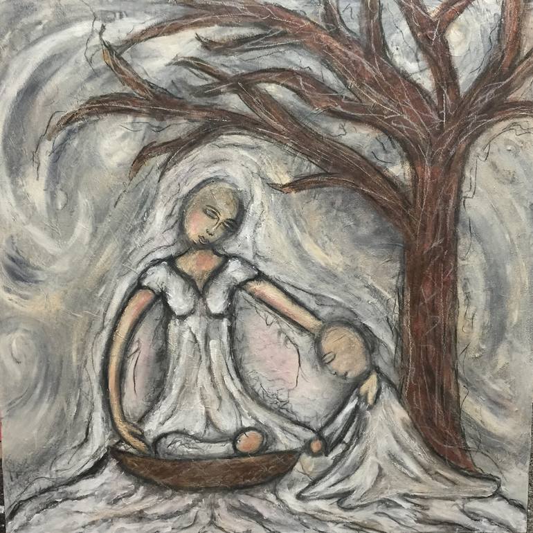 Heavenly Bond Painting by Amy Talley | Saatchi Art