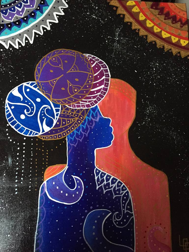 Wedding (King and Queen) Painting by Lorna Lowe | Saatchi Art